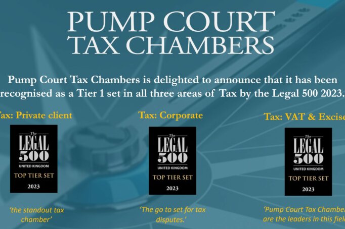 Pump Court Tax Chambers | tax barristers