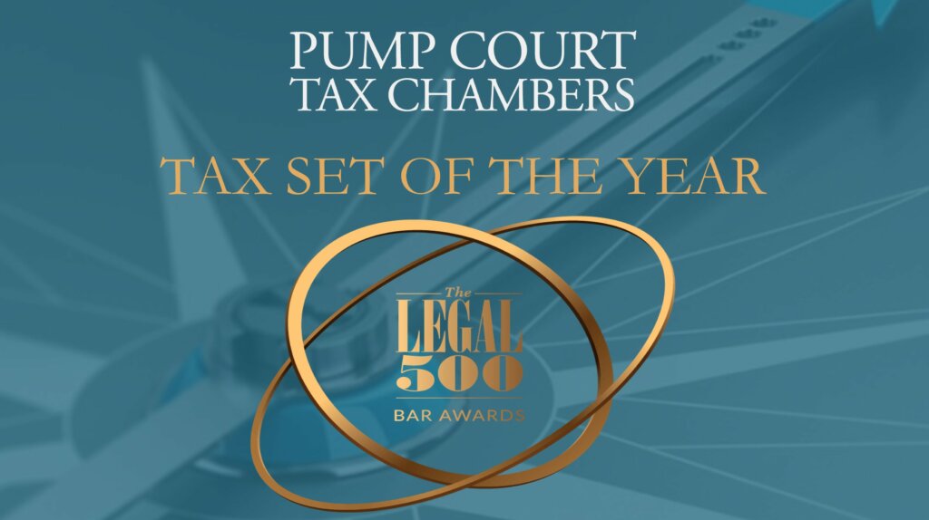 Pump Court Tax Chambers wins tax set of the year. | Pump Court Tax Chambers